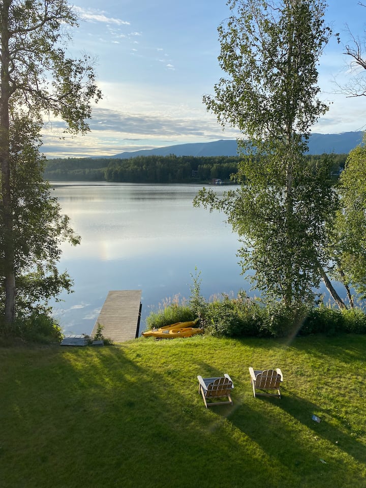 Hot Tub, King Beds And Stunning Lake Views - Alaska