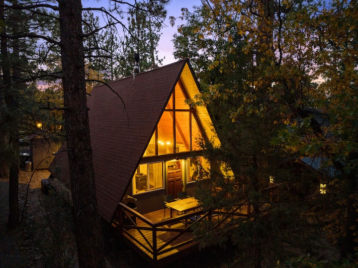 Romantic A Frame W/eco Organic Bed+late Checkout - Kalifornien