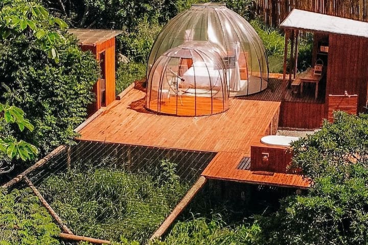 Incrível Cabana Bolha Dentro Da Natureza - Gravatal