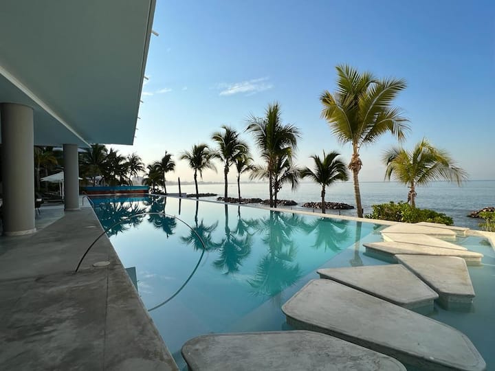 Bucerini Flat+ Fast Wi-fi (600mbps) + Ocean View! - Bucerías
