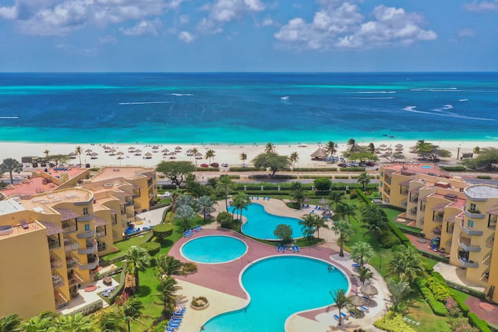 New Oceanfront 4 Bedroom At Oceania - Aruba