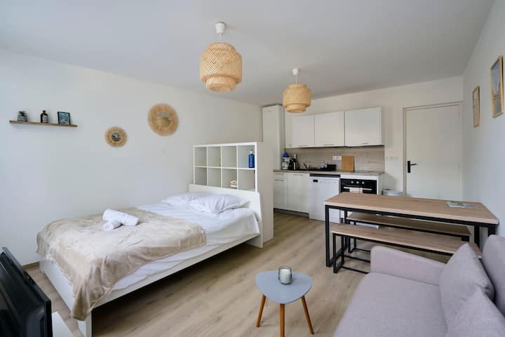 Au Cœur Des Remparts - Studio 2p Vieille Ville Bsm - Wimereux