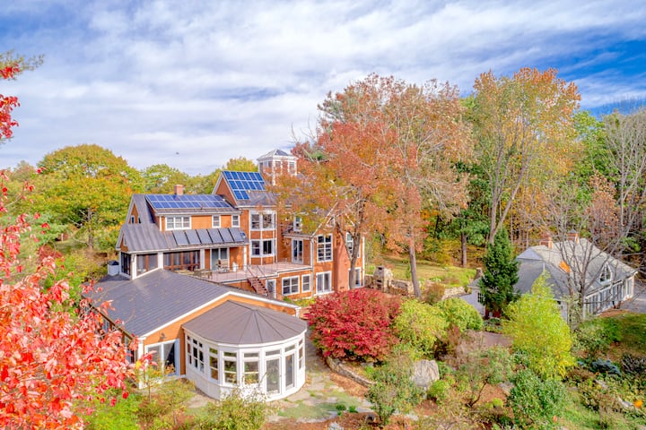 Mansion In Maine -  Lndoor Pool, Tennis Court, Gym - Maine