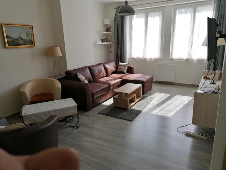 Salon Canapé Lit+2 Chambres Avec Piscine Chauffée - Souillac