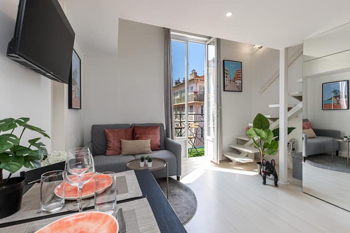 Studio Duplex - Carré D'or - Proche Mer - Nizza