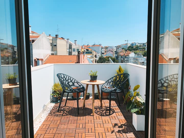 Amazing Duplex With A View Belem - Lisboa
