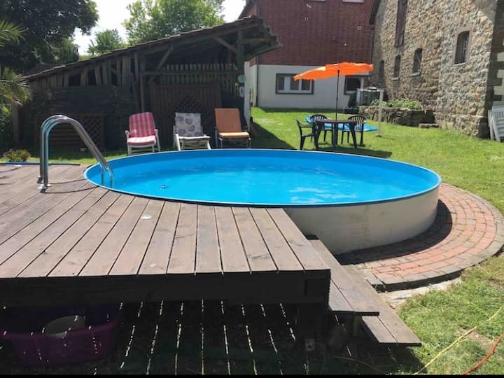 Ferienwohnung Auf Resthof Mit Eseln & Pferden - Extertal