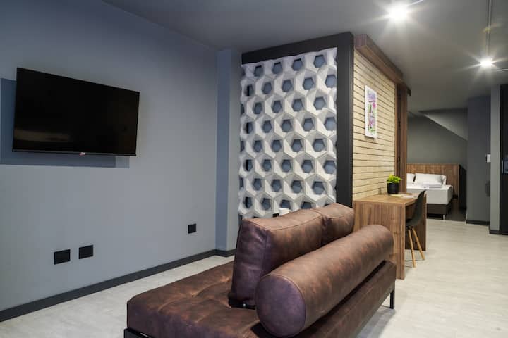 Loft Apartment + Self Checkin + Balcony - Medellín