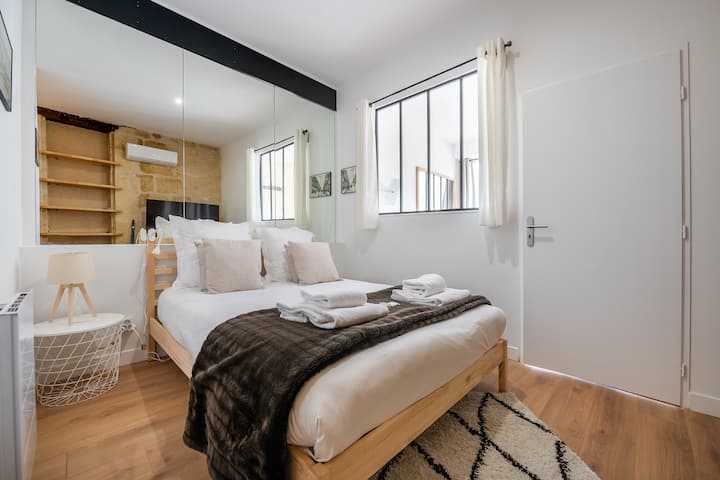 Joli Appartement Climatisé Proche Gare - Bordeaux