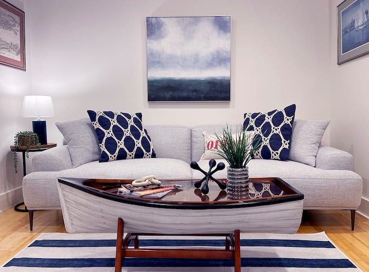 Boat-inspired Cottage, Covered Deck, Office - Marblehead, MA