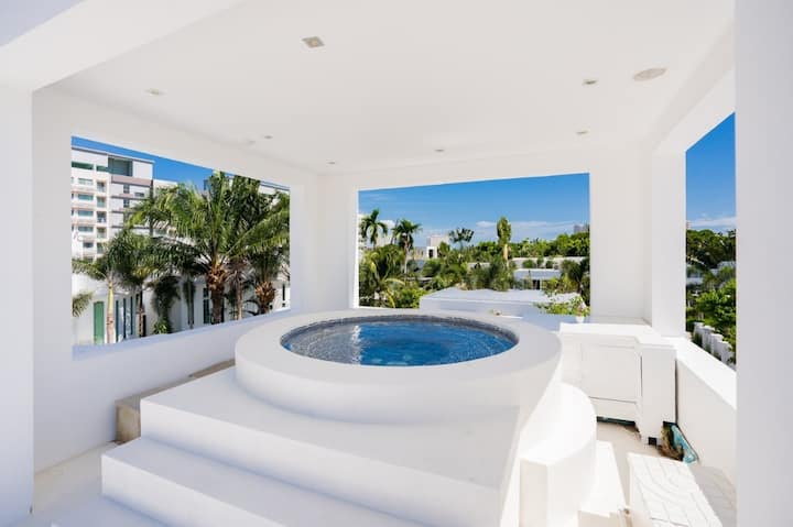 Stylish 5br~rooftopjacuzzi~900m To Jomtien Beach - Pattaya City