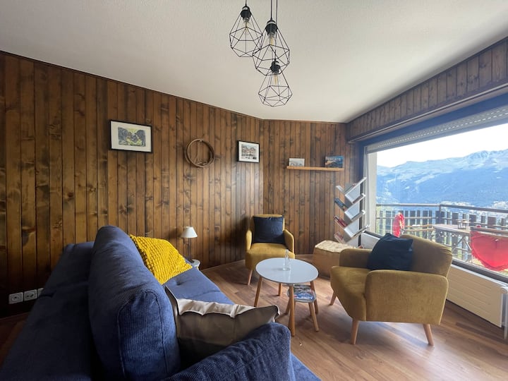 Les Collons 1800 : Cosy Studio, Vue Val D'hérens - Veysonnaz