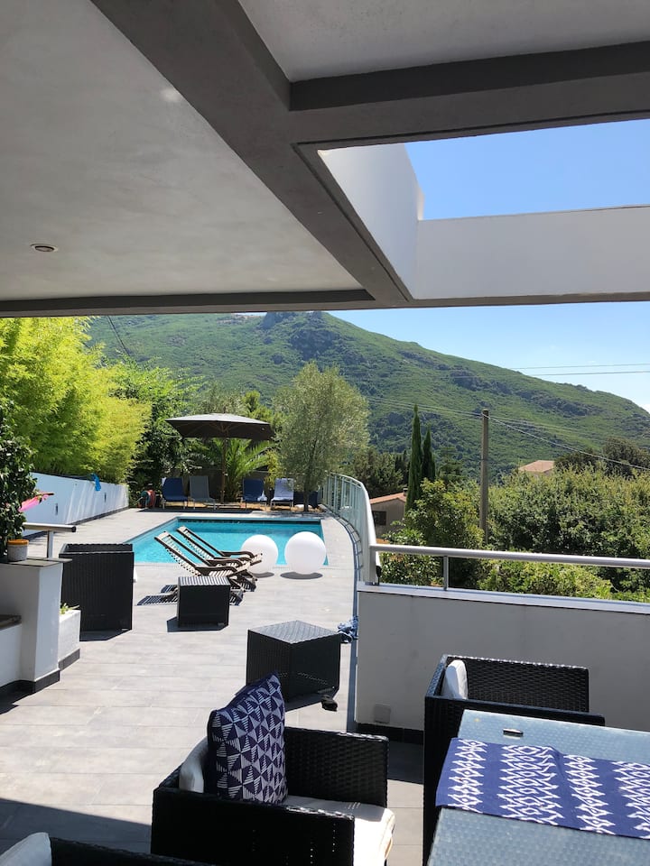 Villa Familiale Avec Piscine - Saint-Florent