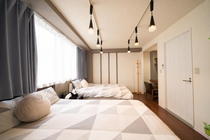 2f-上野区域/jr山手线上野站步行4分钟/新宿池袋东京直达/最近车站步行3分钟/最多8人/精心装修 - Asakusa