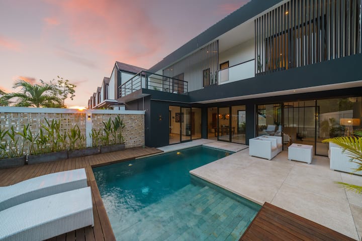 Villa Contemporaine éLégante De 3&nbsp;Chambres à Canggu - Bali