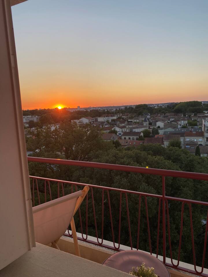 Joli T2 Avec Vue Sur Bordeaux - Le Bouscat