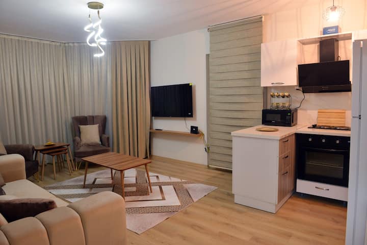 1 Odalı Eşyalı Kiralık Lüks Residans - Sahil