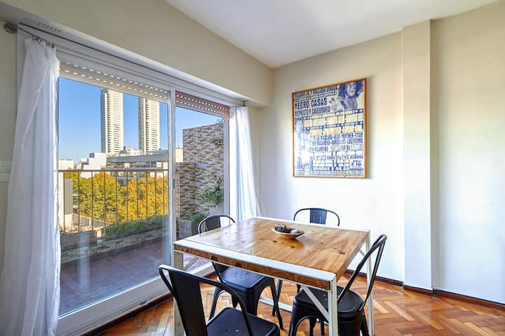 Dz N - Agradable Semi Piso Con Parrilla Y Terraza - Buenos Aires