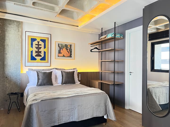 Loft Artsy No Batel Bf2211 - Best Location - Curitiba