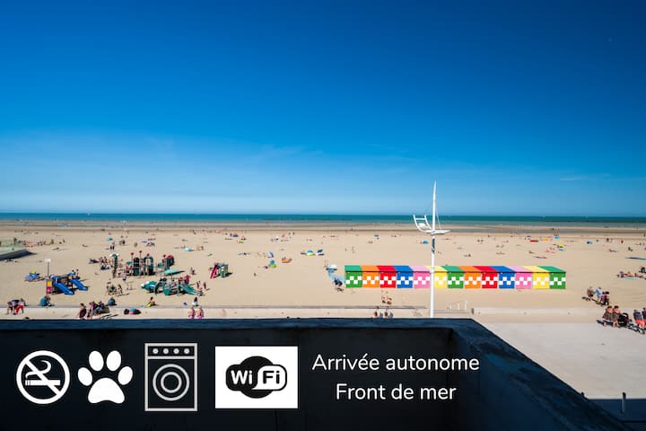Malo-les-bains Appartement Lumineux Face à La Mer - Dunkerque