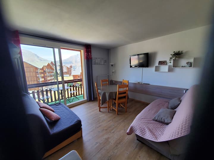 Joli Studio 4-6 Pers+ Balcon Avec Vue Sur Montagne - Le Dévoluy