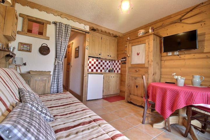 Studio 4 Personnes Style Chalet - Saint-Gervais-les-Bains