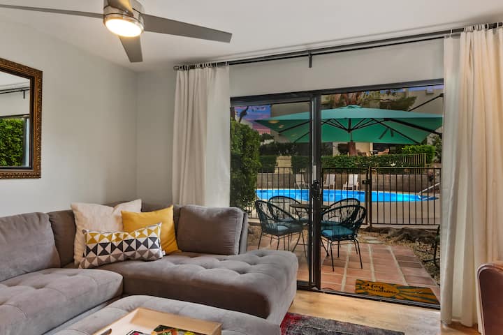 2br Poolside - Quiet *5 Min. To El Paseo *King Bed - Palm Desert, CA