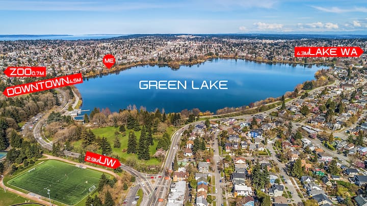 Green Lake 1st Line Home A With Central Ac - Seattle, WA