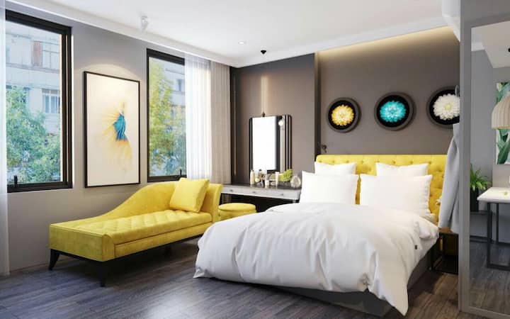 Sunny Beach-luxury Yellow Apartment/fastwifi-id501 - Đà Nẵng