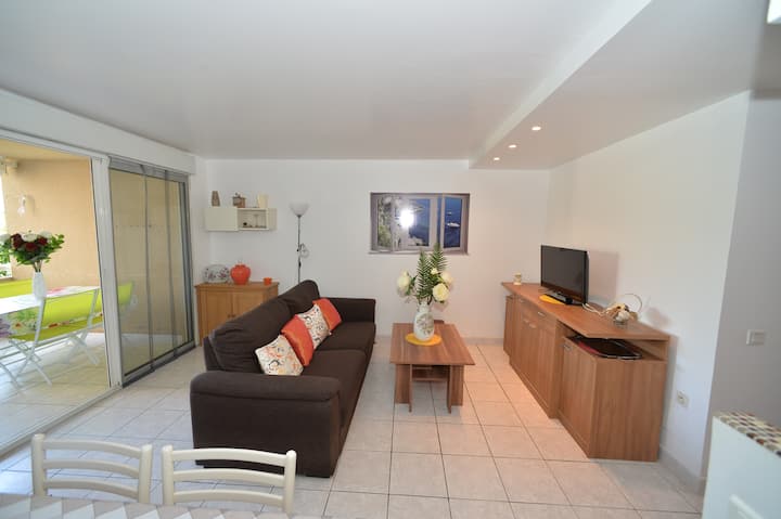 Appartement   En Bord De Mer. Climatisé - Plage de Santa-Lucia-di-Moriani