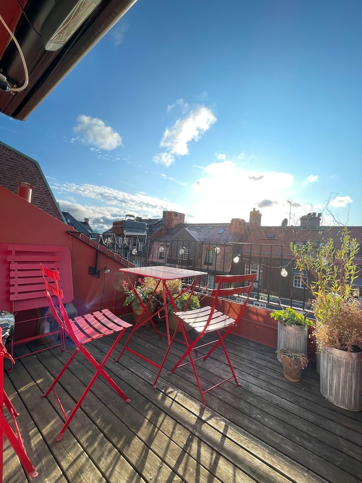 Top Floor Apartment With Balcony - Stockholm