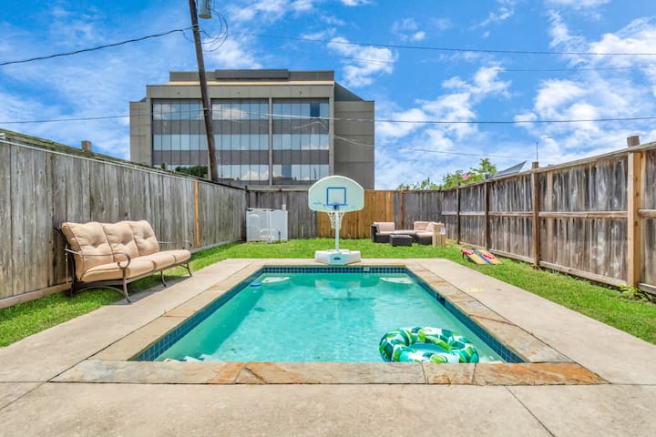 Gold&brown Oasis|pool|hugesuites|sleep10+|galleria - Houston, TX