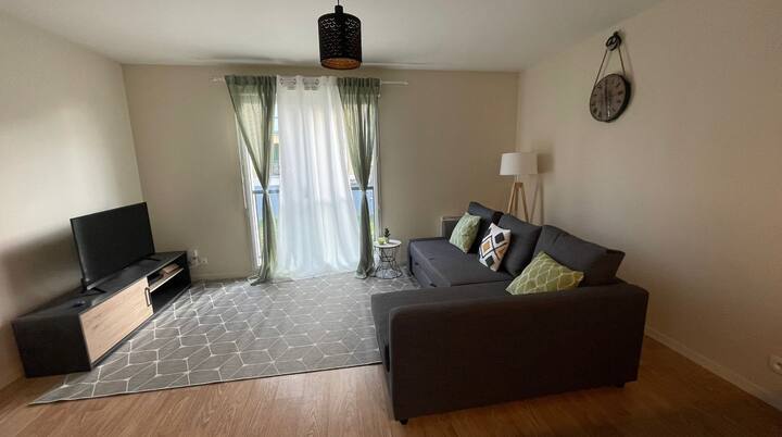 Appart T3 Au Calme - Aéroport Rennes Bretagne (RNS)