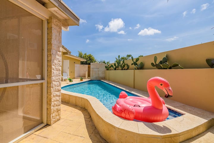 Cozy Central 4br3ba Home W/ Pvt Pool ~ Largegarden - Aruba