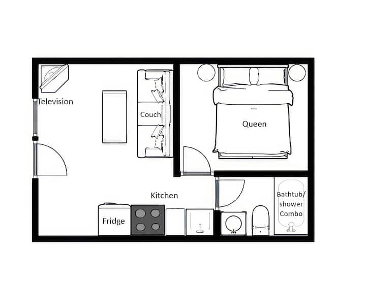 One Bedroom Suite With Full Kitchen - Penticton