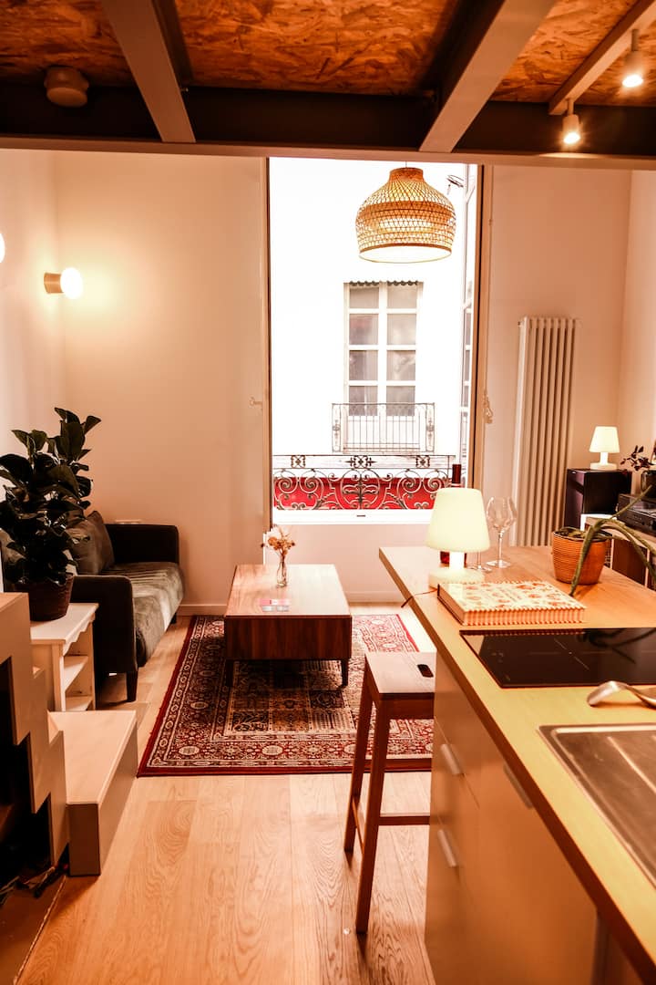 Studio Rénové • Mezzanine Cosy • Hyper-centre - Lyon