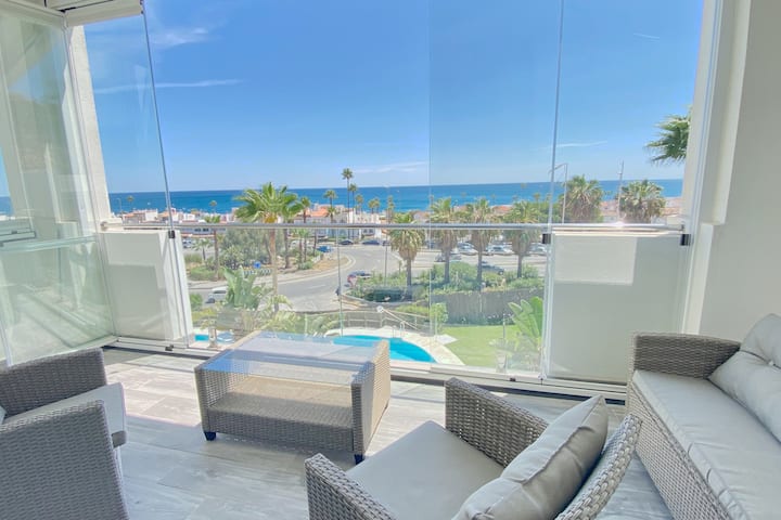 Piso Vistas Al Mar 50mts A Playa-la Paloma Manilva - Sotogrande