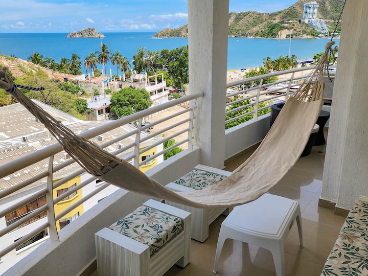 Excepcional Apartamento Con Vista Al Mar Bedviajes - Santa Marta