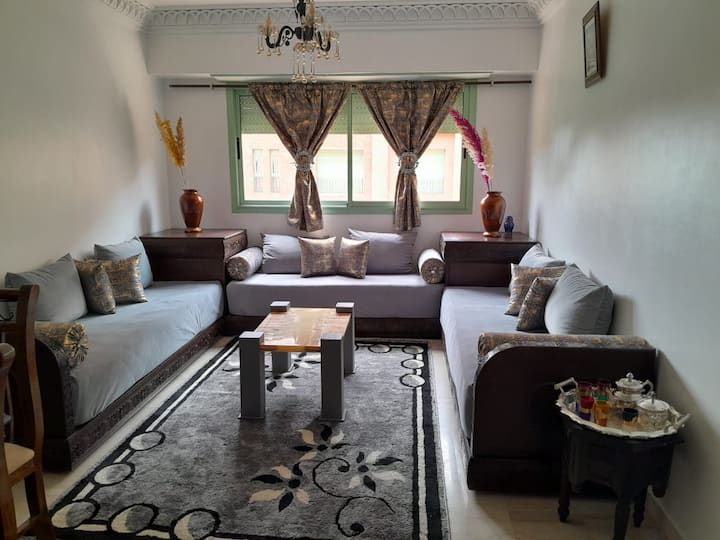 Appartement Quartier L'hivernage - Proche Gare - Marrakesh