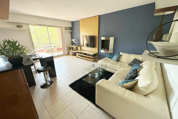 Superbe 3pièces, Balcon, Garage, Clim, Piscine - Mougins