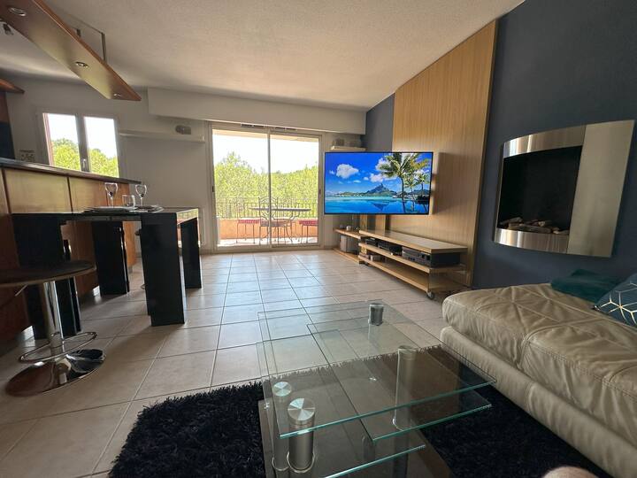 Superbe 3pièces, Balcon, Garage, Clim, Piscine - Mougins
