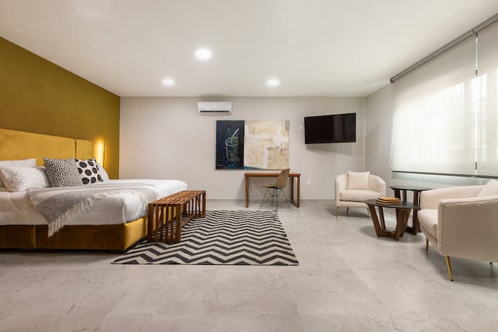 301 Upscale Loft W/ac @Providenc - Guadalajara