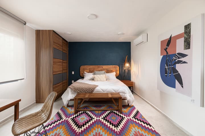 302 Upscale Loft W/ac @Providenc - Guadalajara, México