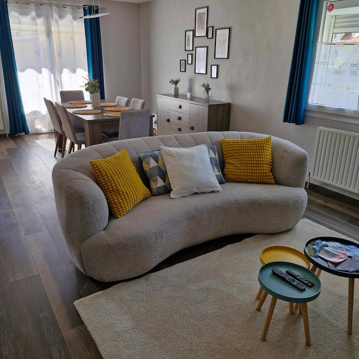 Maison De Village Cosy – 3 Chambres & Jardin Privé - Haut-Rhin