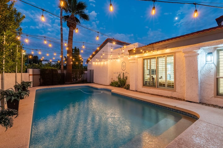 5 Mins To Old Town-heated Pool-hot Tub-fire Pit - Scottsdale, AZ