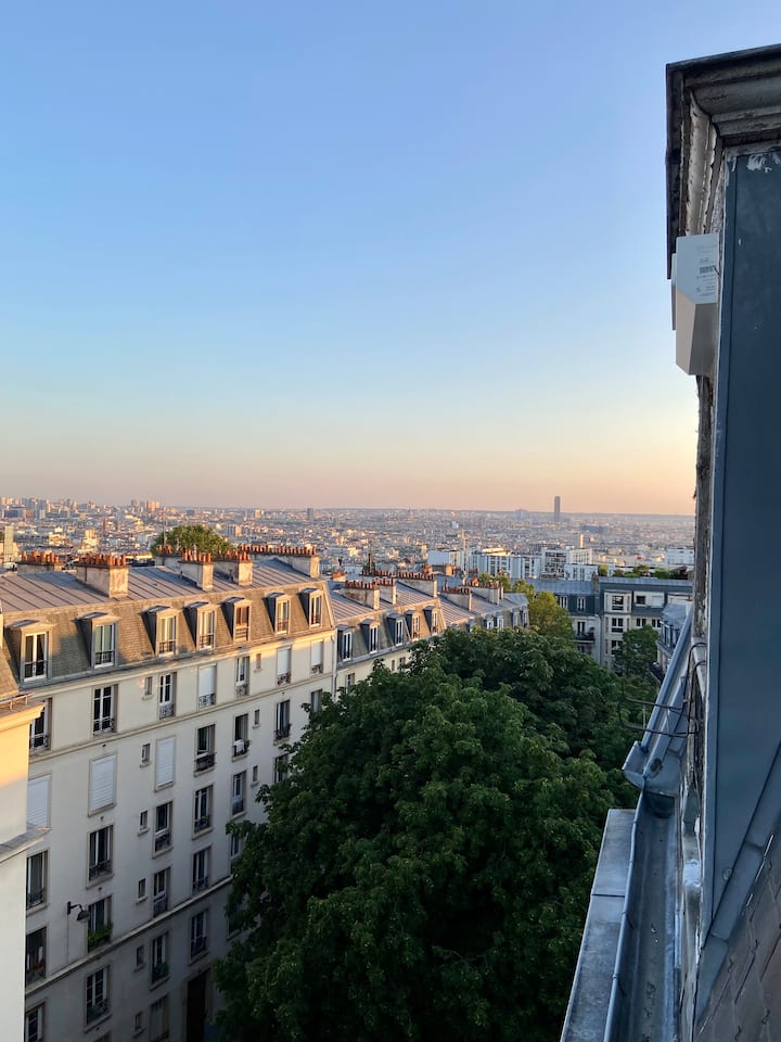 Appartement Cosy Vue Sur Paris Et Ses Toits - Paris