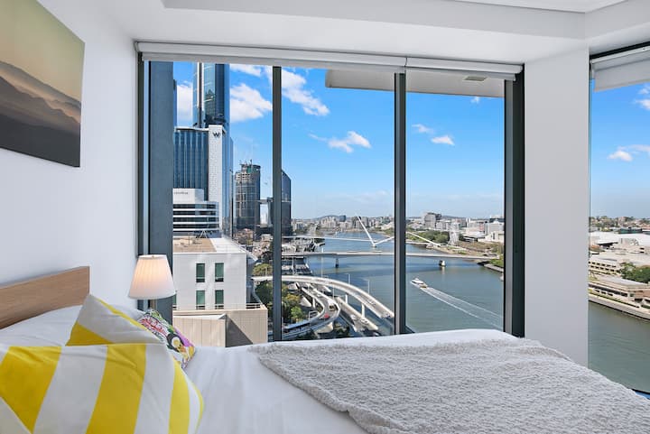 Cbd Riverview 2br 2baths+parking - 布里斯班