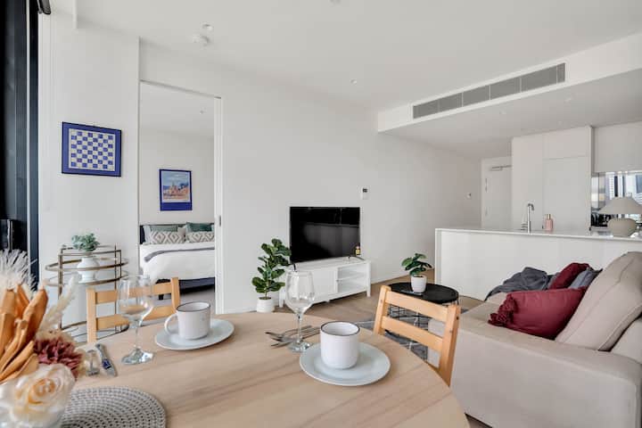 Lovely One Bedroom Apt Southbank - Melbourne