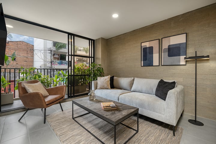 2bdr Apartment,great Location, Wi-fi/tv/balcony 5 - Itagüí