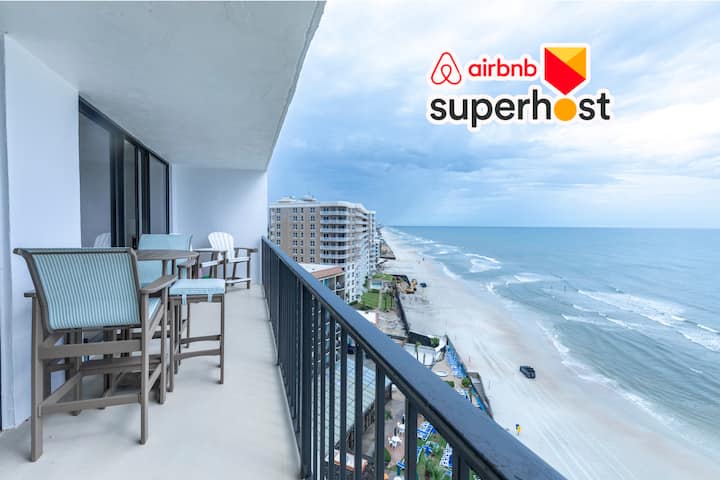 Luxurious *Ocean Front* & Pet Friendly Condo - Daytona Beach, FL